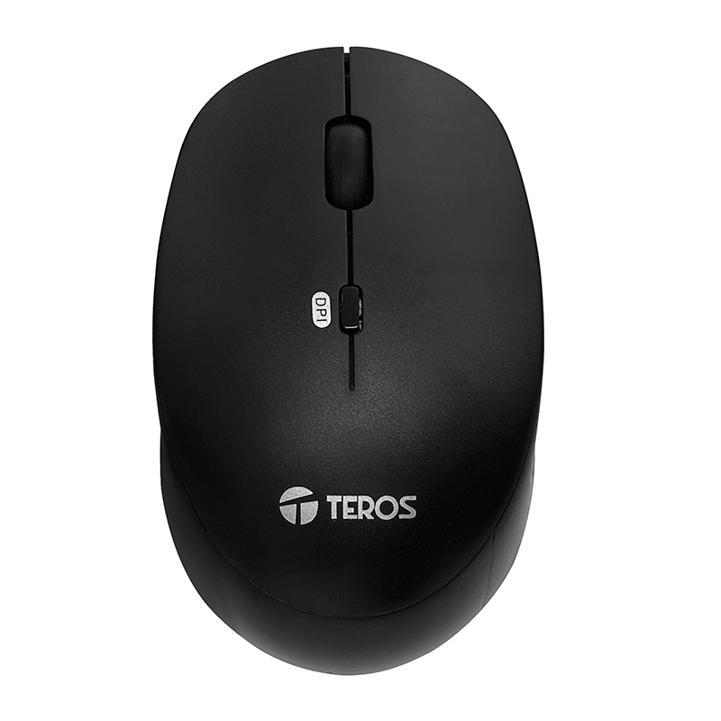 MOUSE INALÁMBRICO TEROS TE-5074N – 2.4 GHz | USB Receptor | 4 BOTONES ...